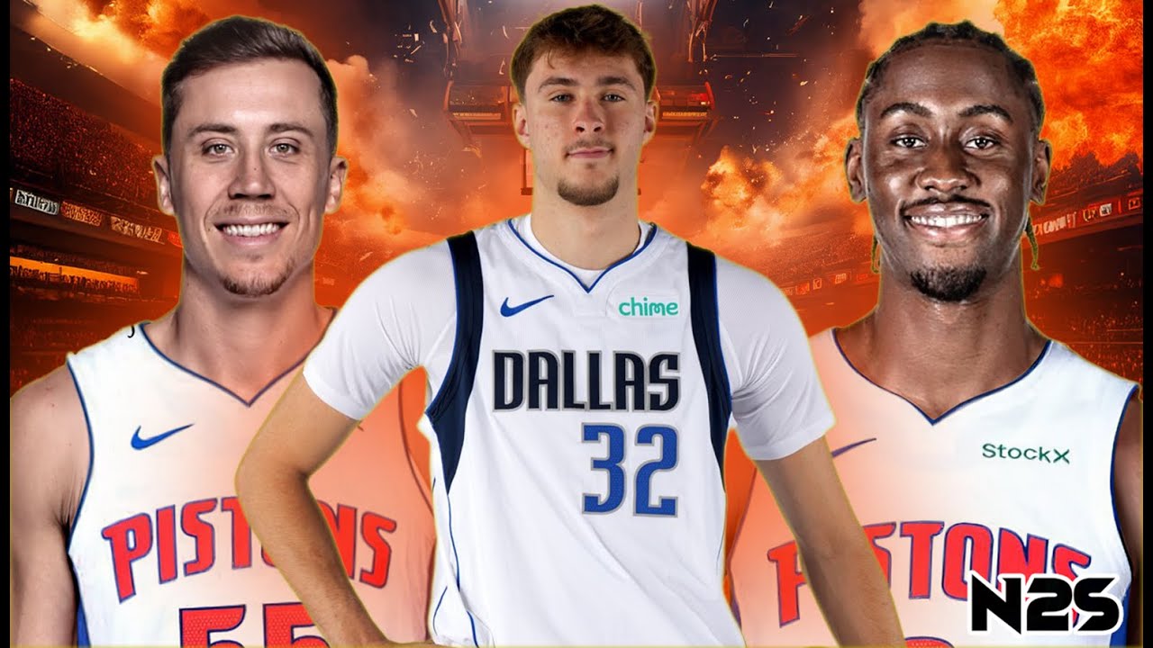 NEW LOOK PISTONS vs MAVS - Cooper FLAGG - Duncan ROBINSON - Caris ...