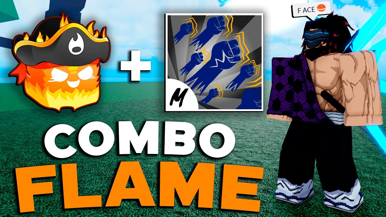 CRIEI o MELHOR COMBO de FLAME do BLOX FRUITS 🍩🔥 - YouTube