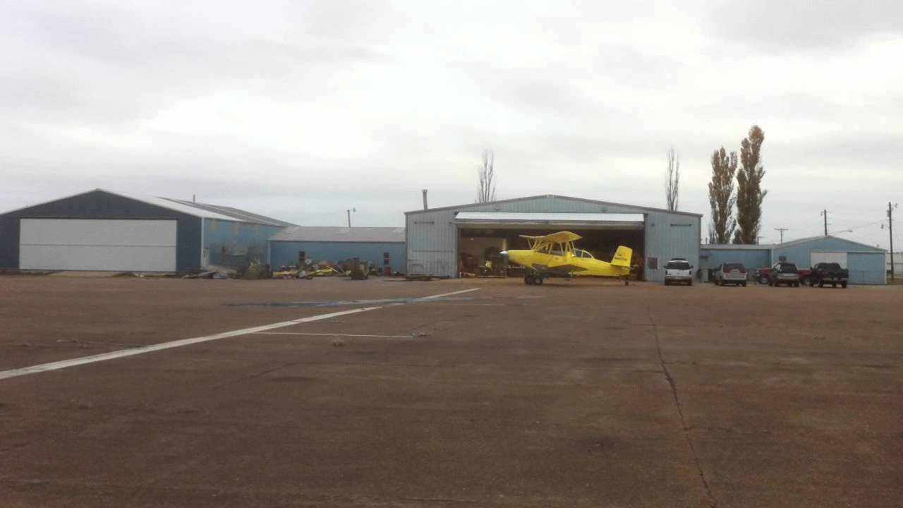G164C AgCat after Test Flight back to WR Hangar - YouTube
