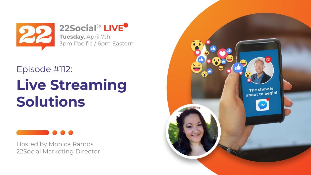 Episode #112: Live Streaming Solutions (4-7-20) - YouTube