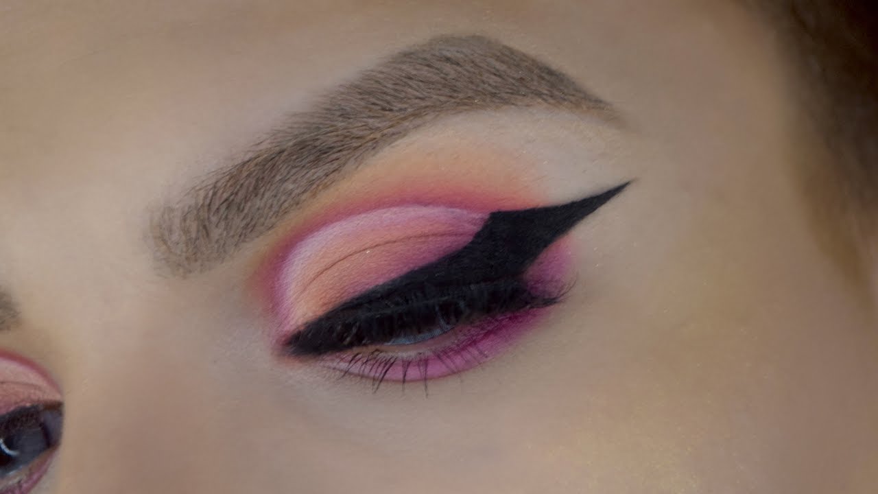 Delineado increíble 😨 - Semi cut crease con degradado invertido - YouTube