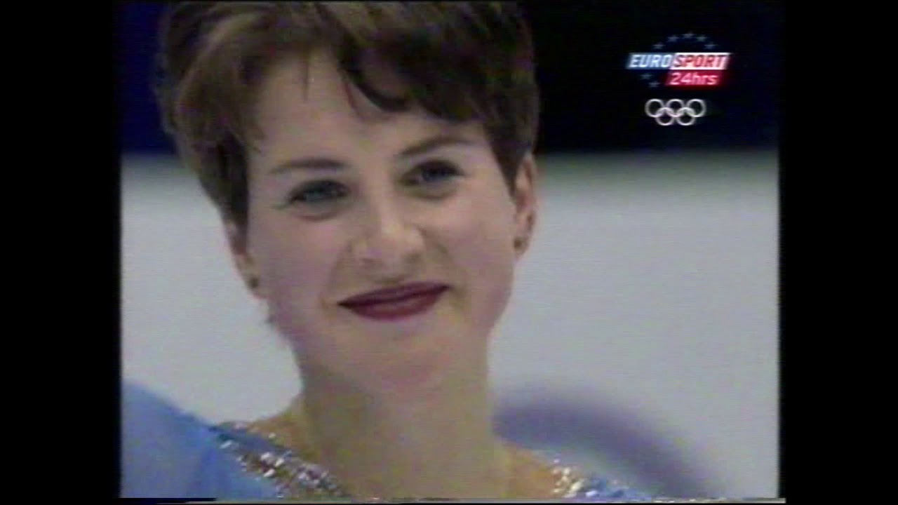 2002 OG Slutskaya SP ESP - YouTube