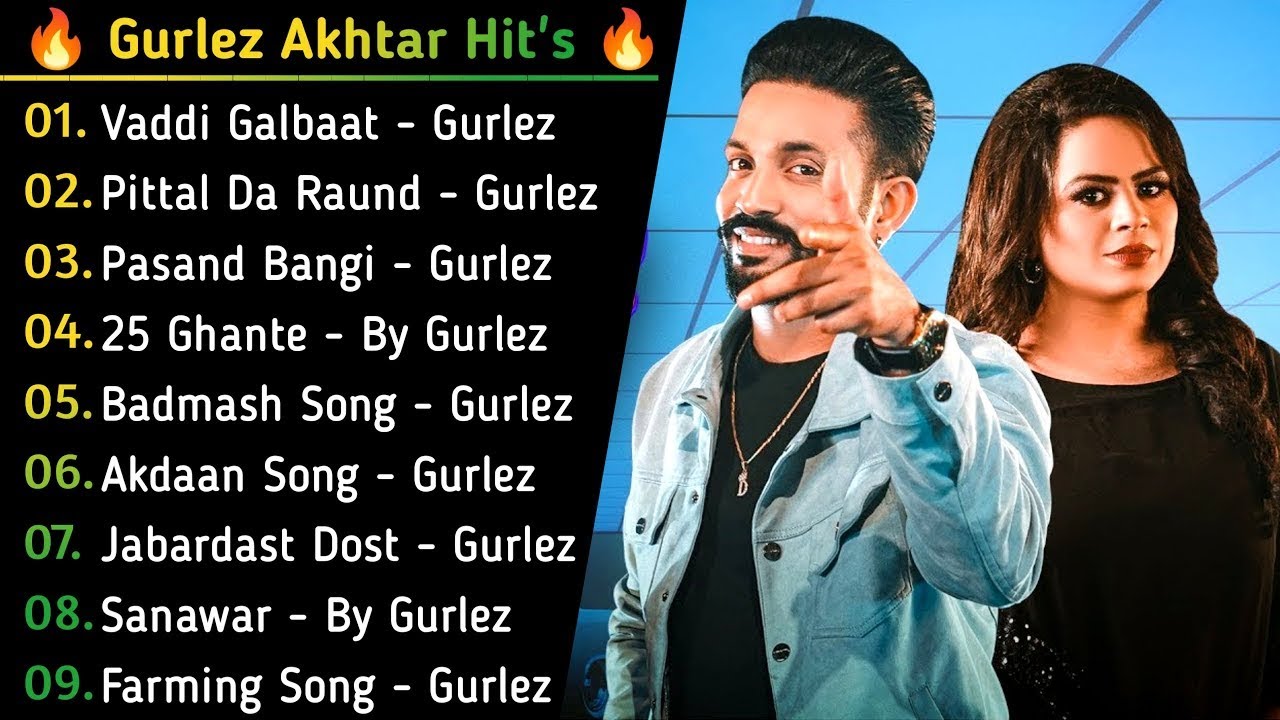 Gurlez Akhtar New Songs || New Punjab jukebox 2021 || Best Gurlez ...