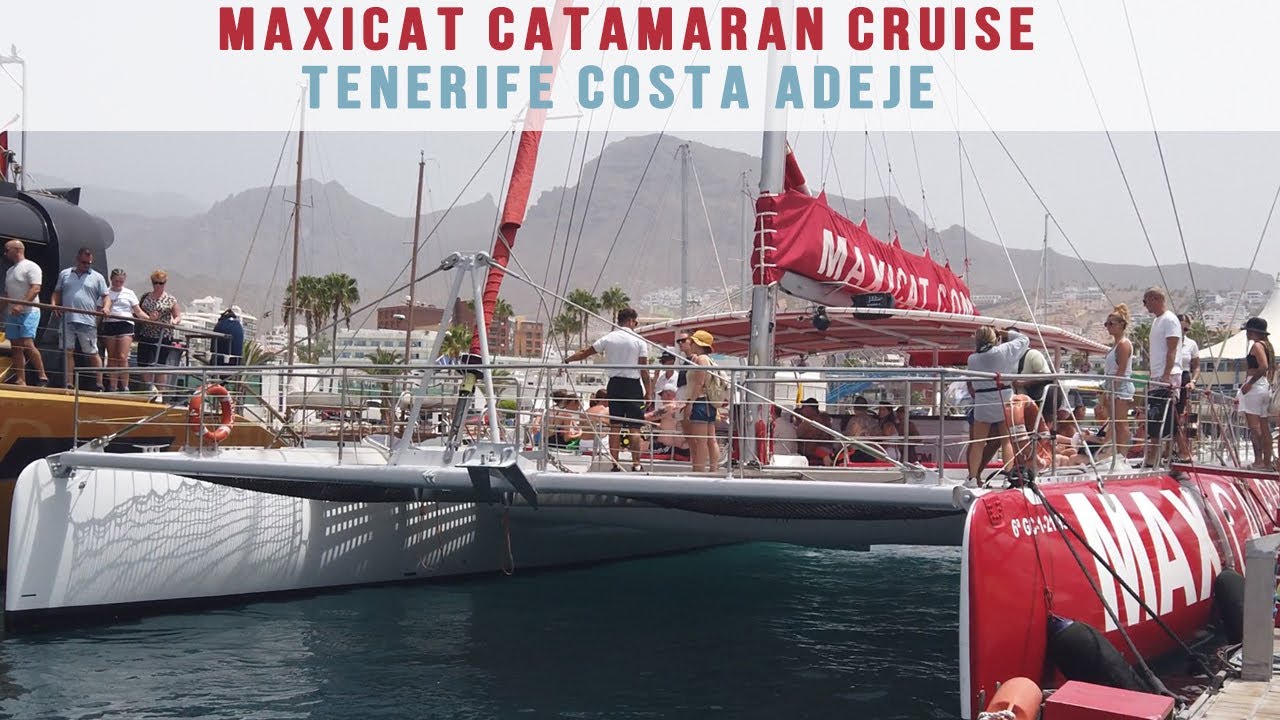 Maxicat catamaran cruise Tenerife Costa Adeje with Get Your Guide - things to do in Tenerife ...