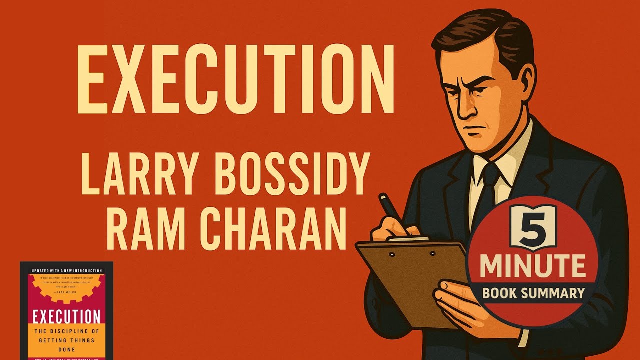 Execution by Larry Bossidy and Ram Charan | 5 Minute Book Summary - YouTube