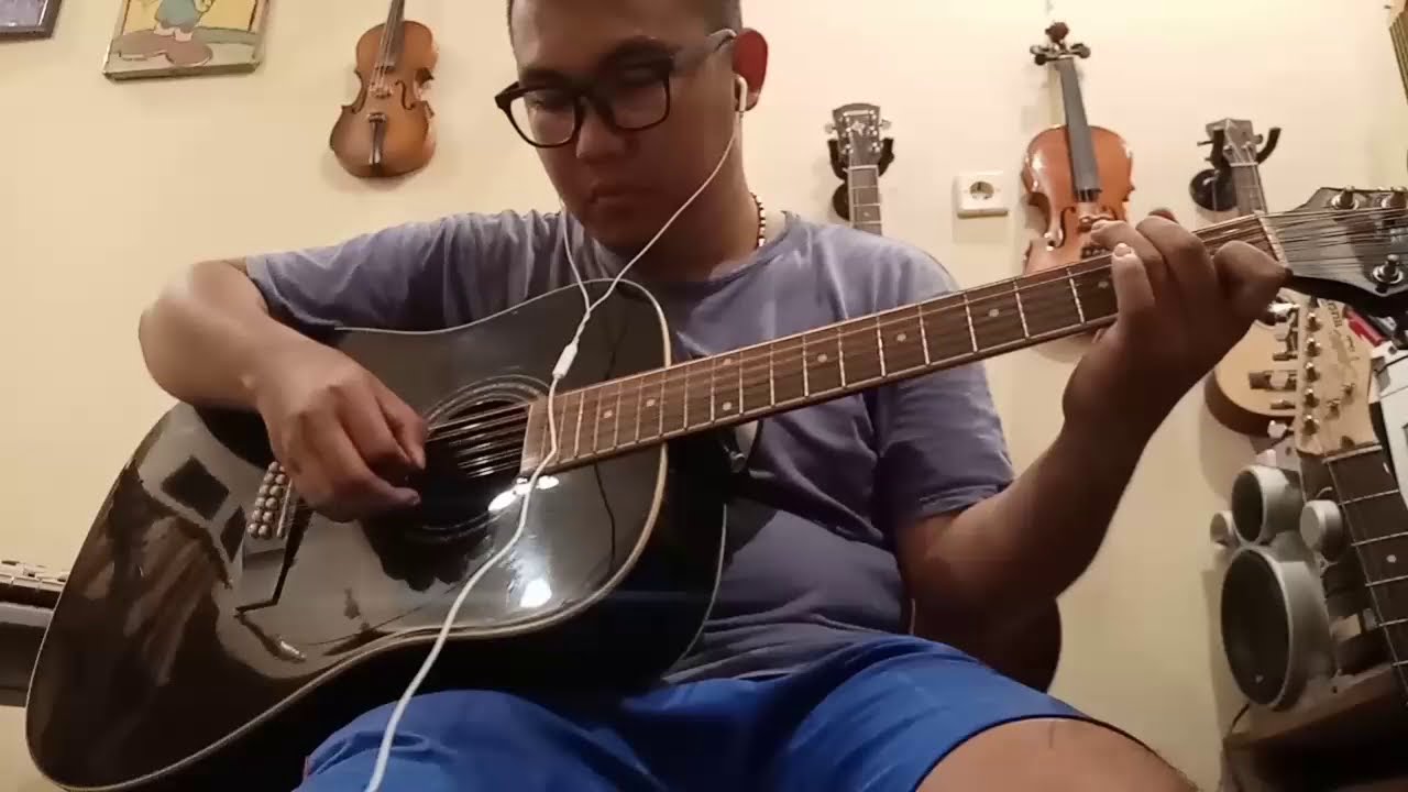 Review Gitar akustik elektrik 12 senar original Mitchell - YouTube