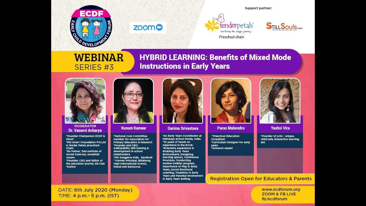ECDF WEBINAR SERIES#3: HYBRID LEARNING-BENEFITS OF MIXED MODE LEARNING ...