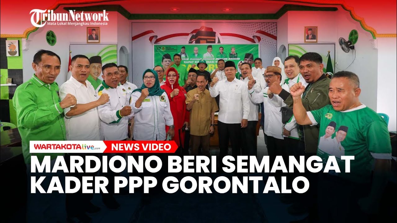 Mardiono Kunjungi Kantor Dpw Ppp Gorontalo Beri Semangat Kader Jelang