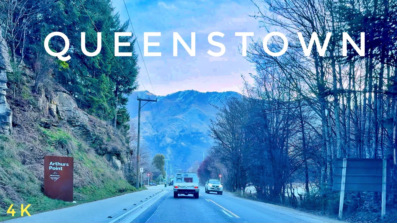 Winter Drive from Arthurs Point to Queenstown 2025 4K | Scenic New ...