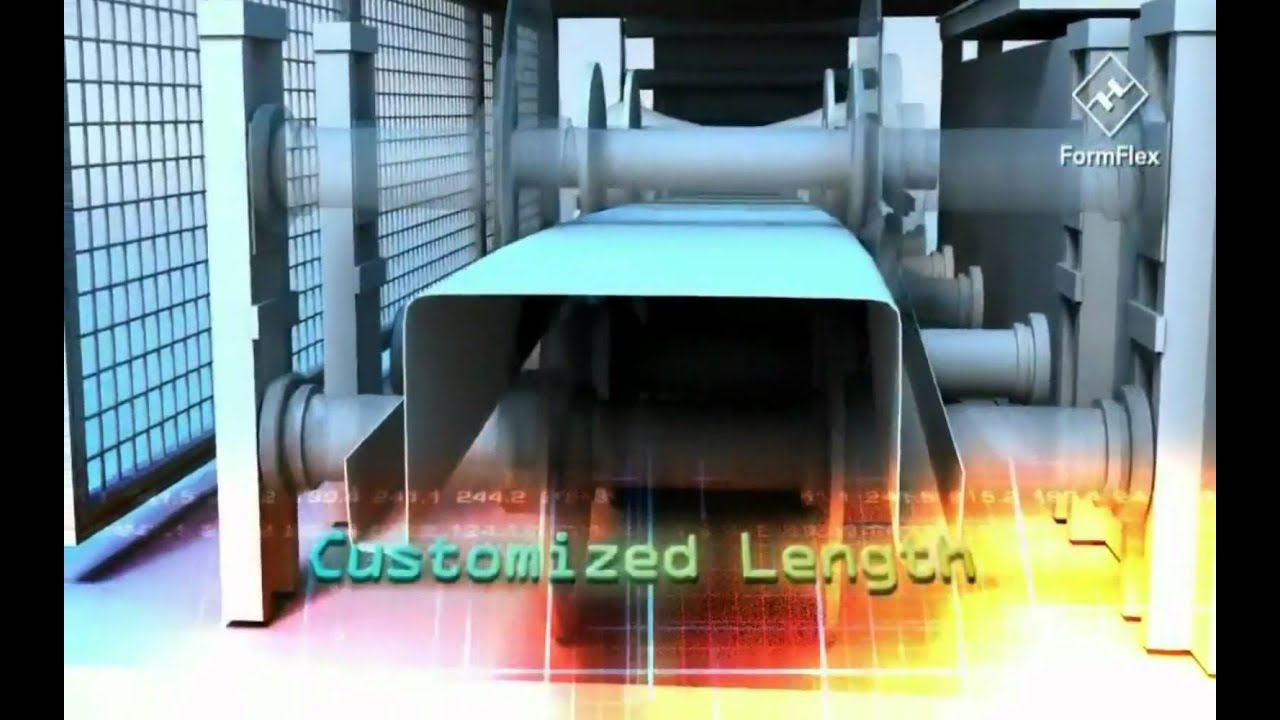 Formflex gutter forming - YouTube