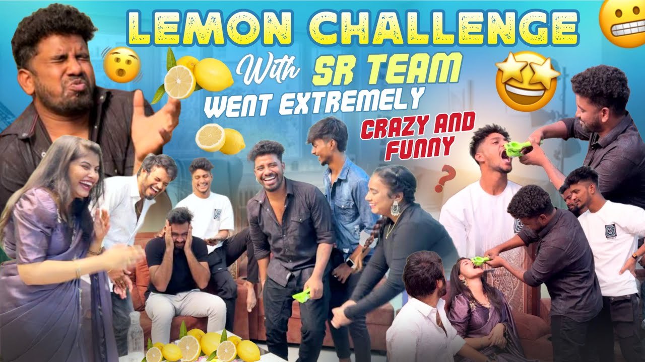 Lemon Challenge With Sr Team Went Extremely crazy and funny|team ...