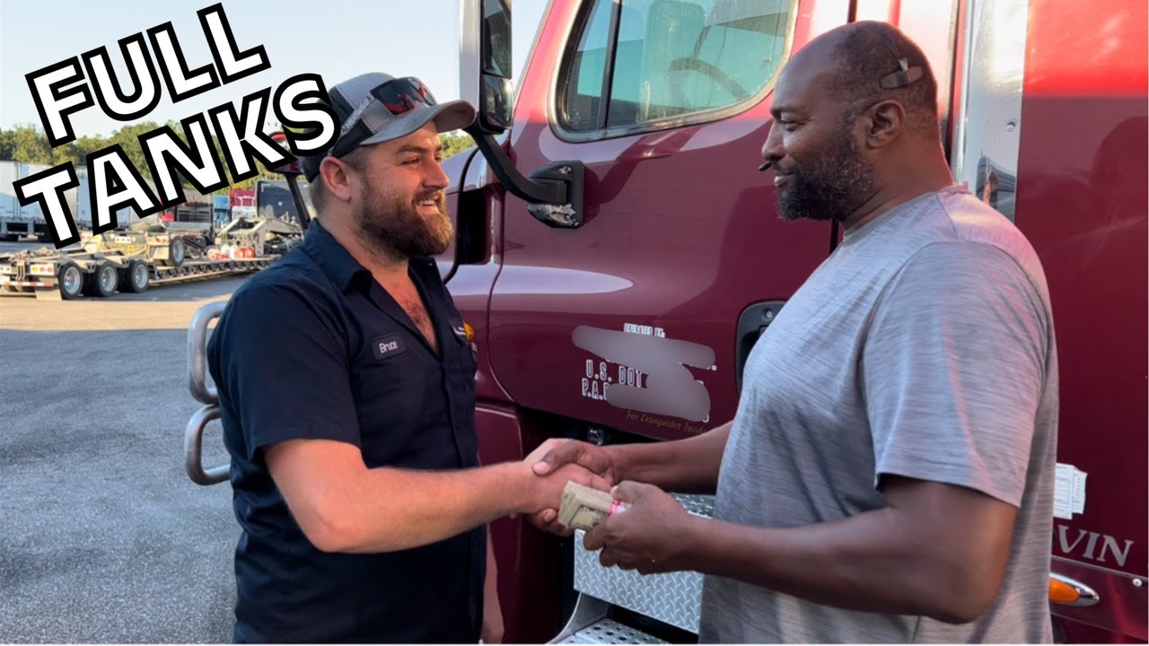 PAYING for Random Truck Drivers DIESEL - YouTube