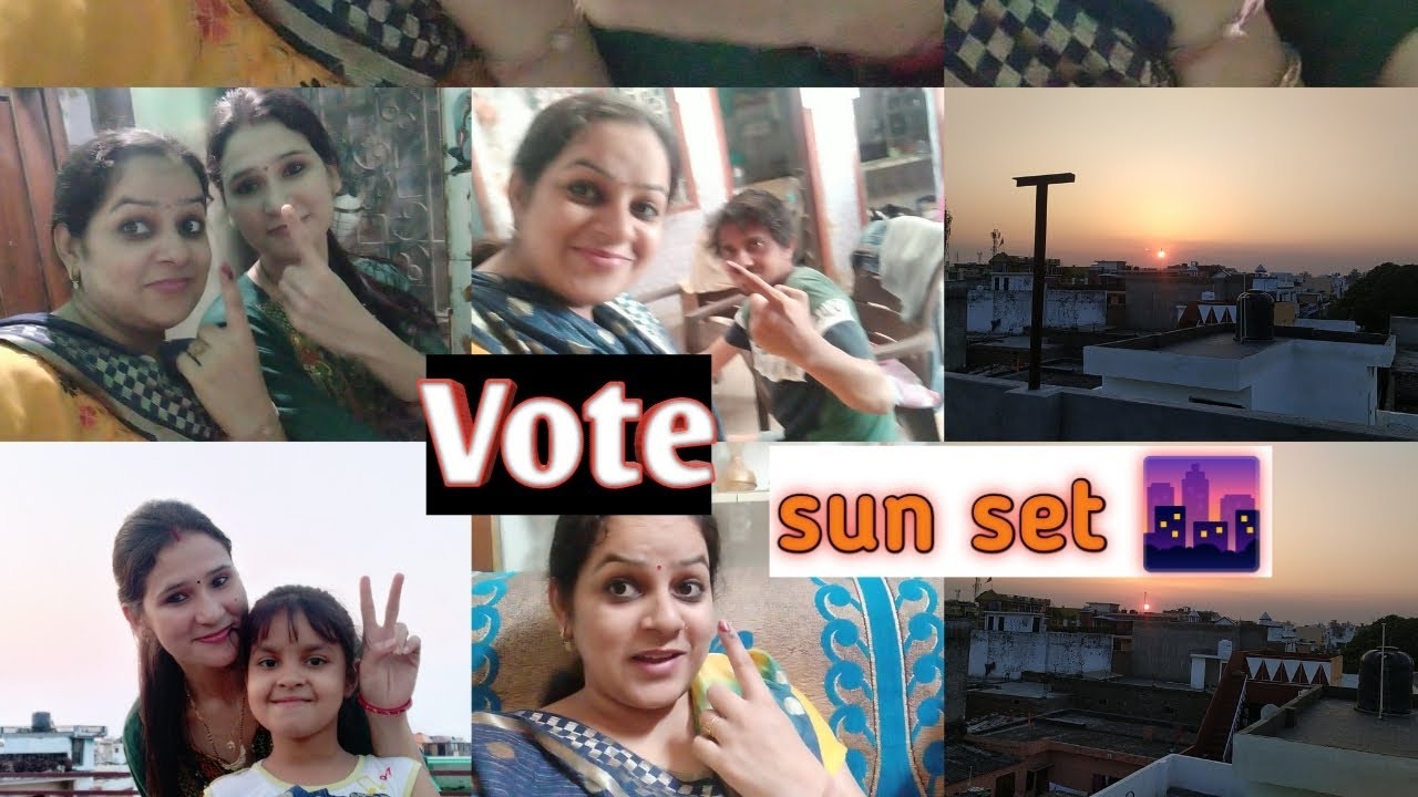 Vote jaruri hai||Sunset 🌆||@prachisvlogs - YouTube