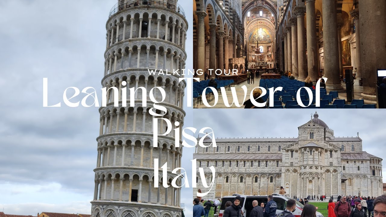 [4K] Leaning Tower of Pisa | Pisa Cathedral | Pisa, Italy - Walking ...