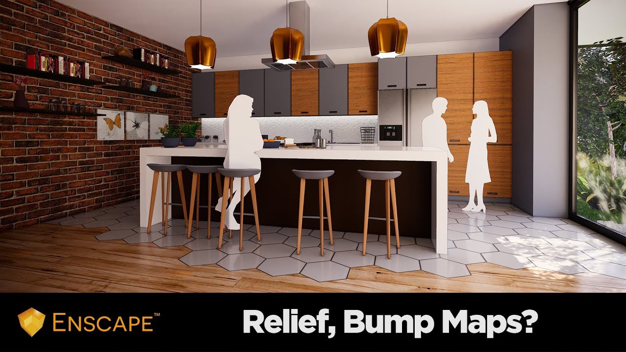 How to Use Relief/Bump Maps, and Why You Should Use It with Enscape ...