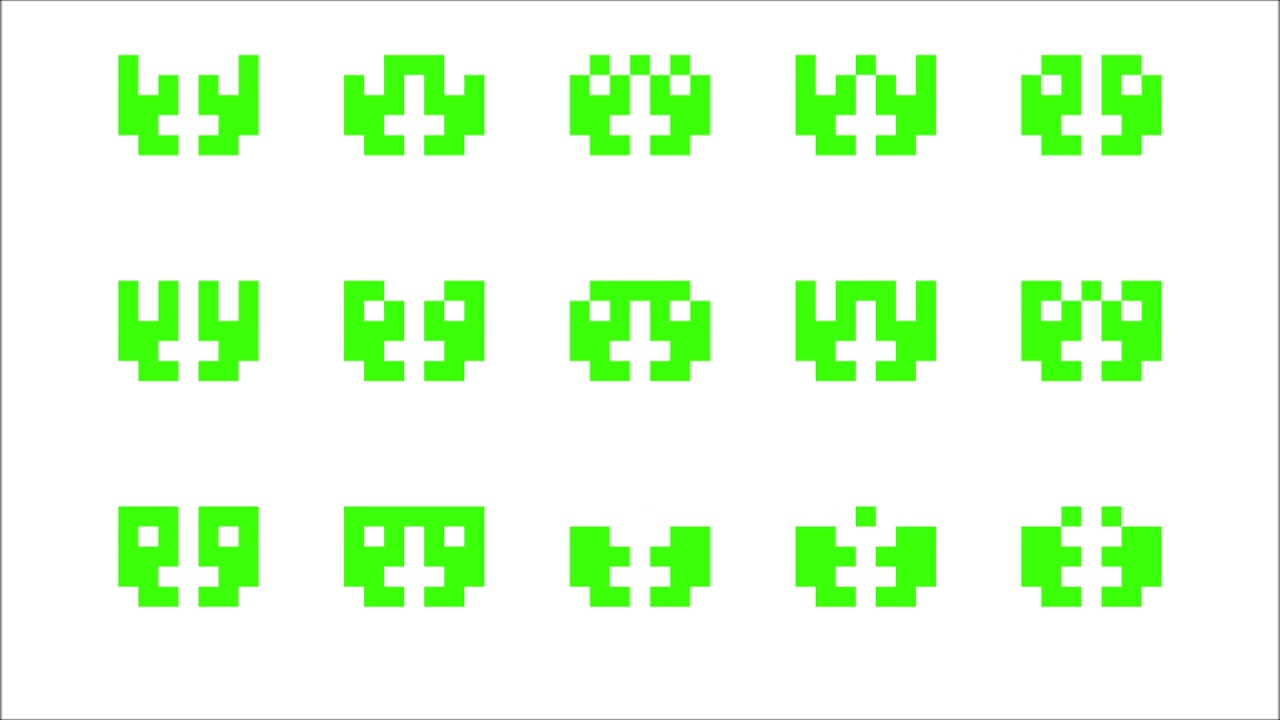 1-127 . (7x7) │ pixel characters & logo design ideas - YouTube