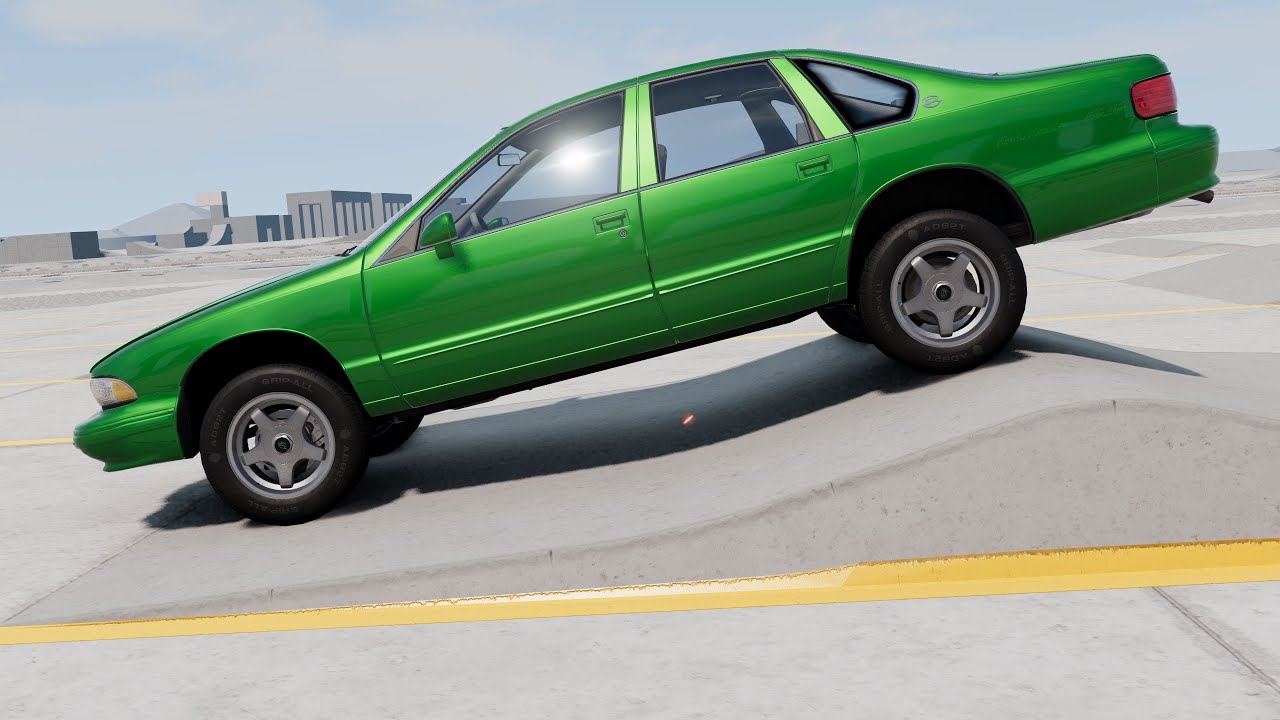 BeamNG Drive - 1995 Chevrolet Impala SS Suspension Testing - YouTube