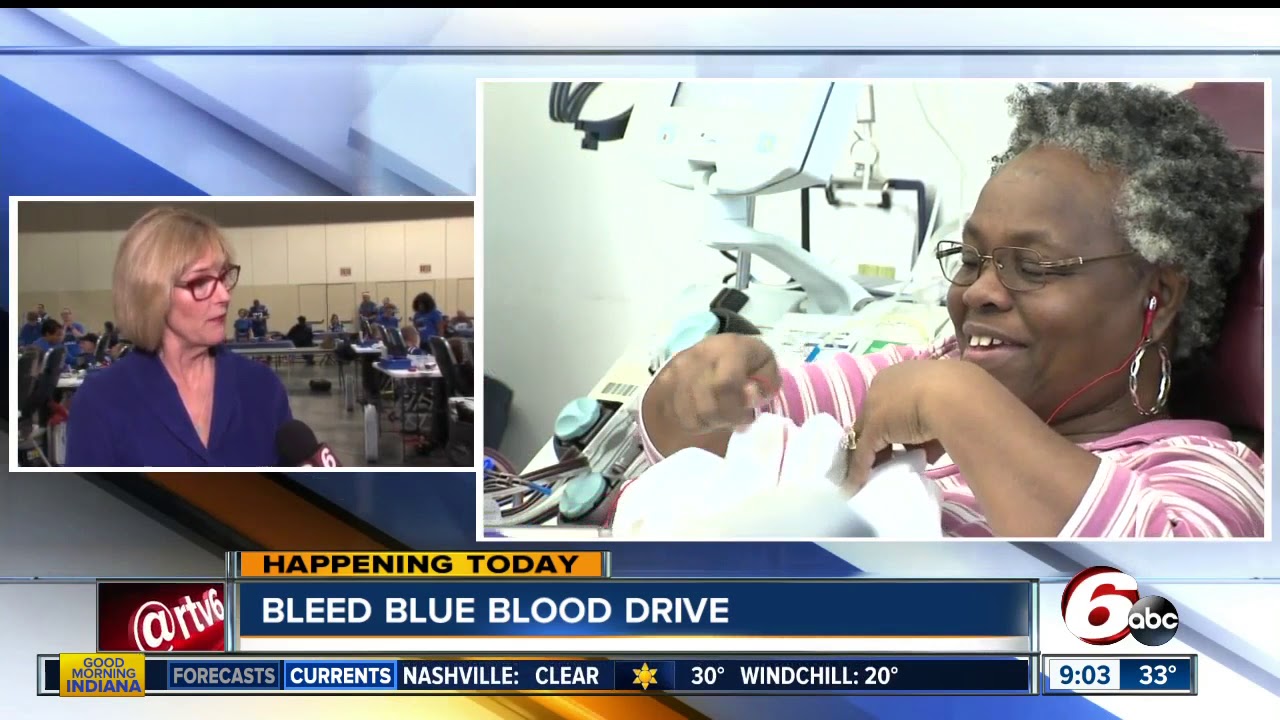 18th annual Bleed Blue Blood Drive helps those in need - YouTube