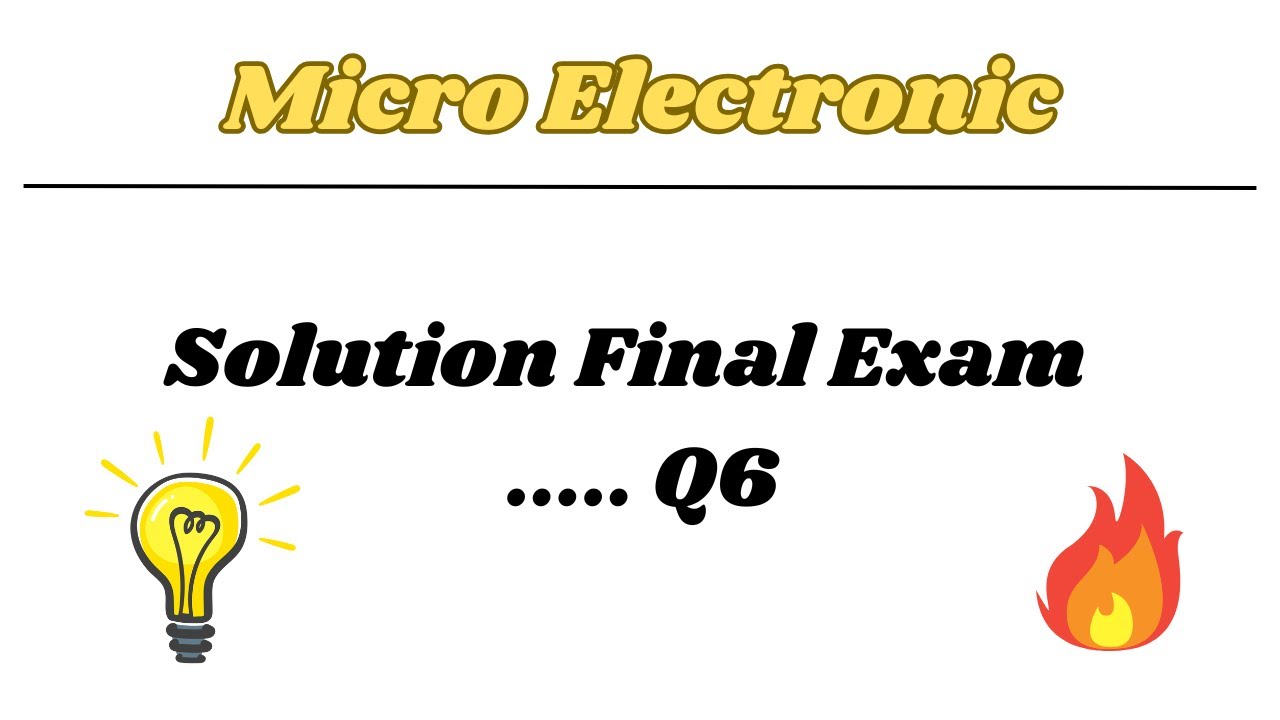 Solution Q6 Final Q6 - YouTube