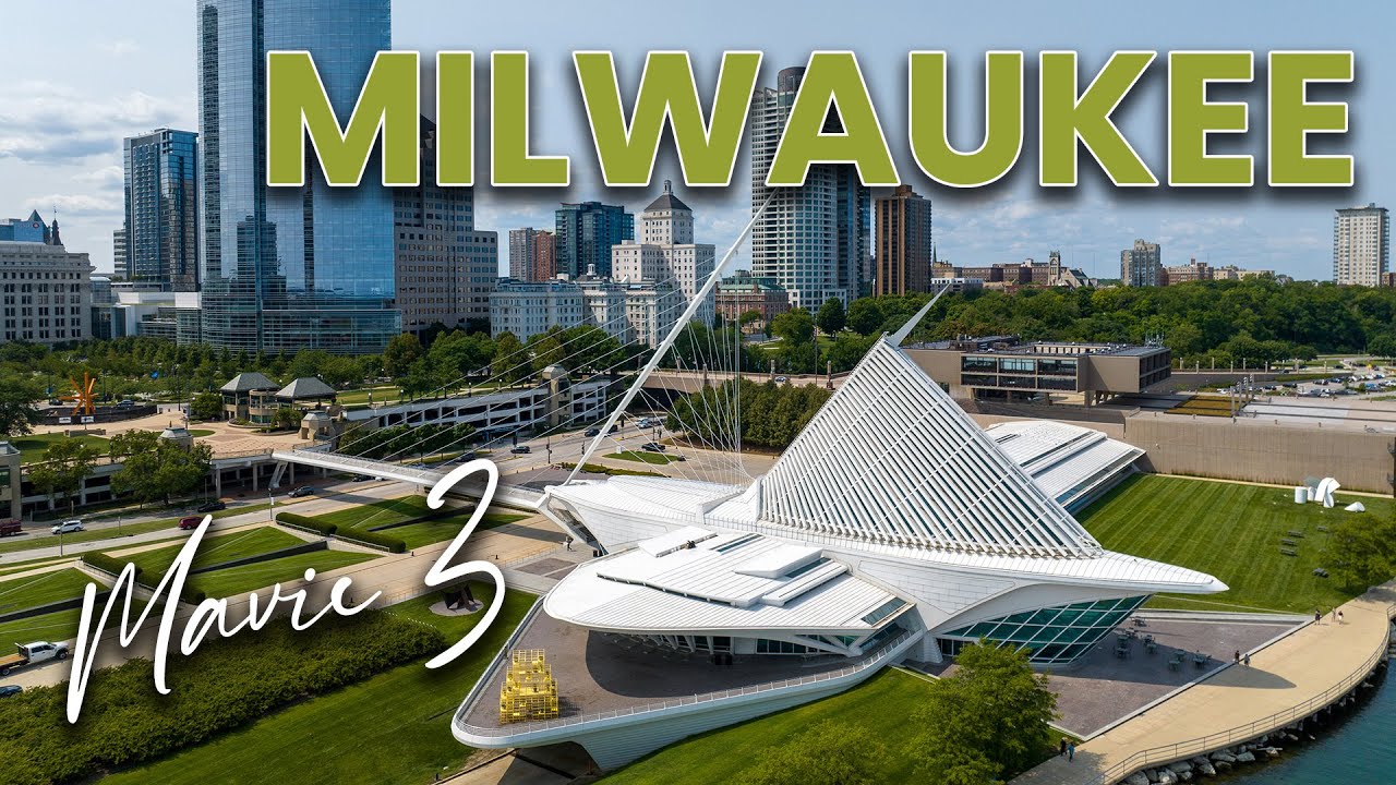 Aerial Views of Milwaukee over Lake Michigan & Downtown Mavic 3 Drone - YouTube