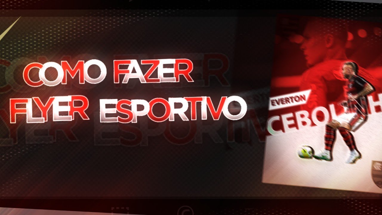 Como fazer um flyer esportivo | Tutorial de design de 2024 - YouTube