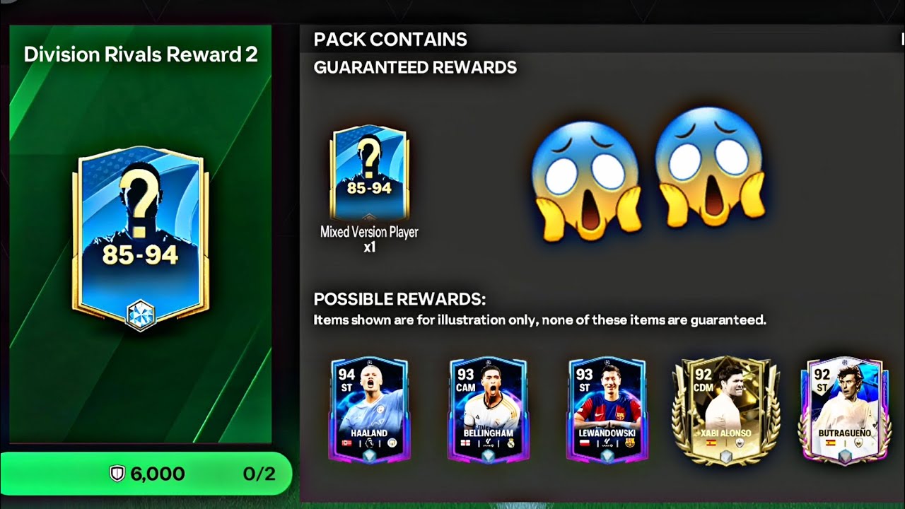 THE NEW DIVISION RIVALS REWARDS IN FC MOBILE 😱😱 - YouTube
