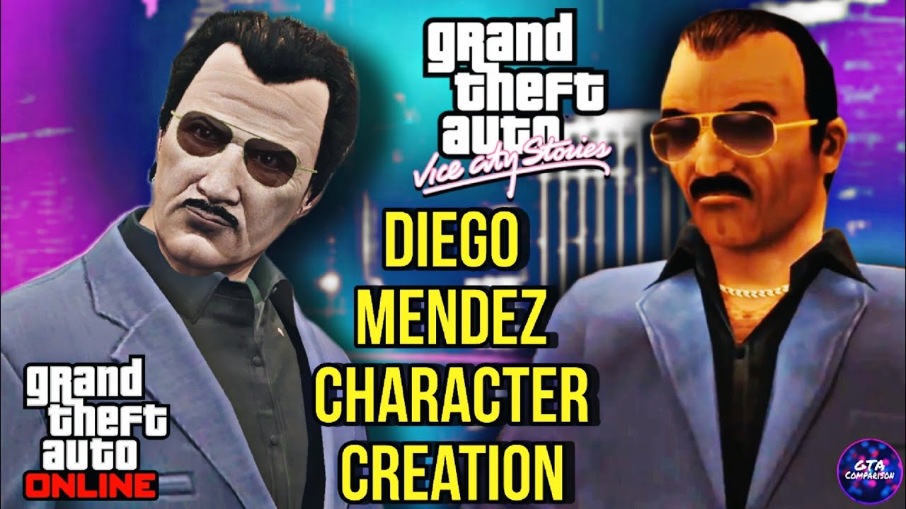 GTA 5 - How To Create Diego Mendez From GTA Vice City Stories (GTA ...