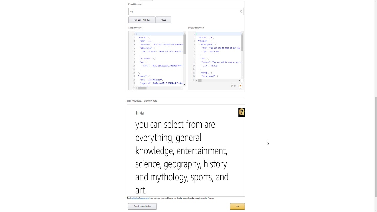 Total Trivia Test Alexa Skill - YouTube