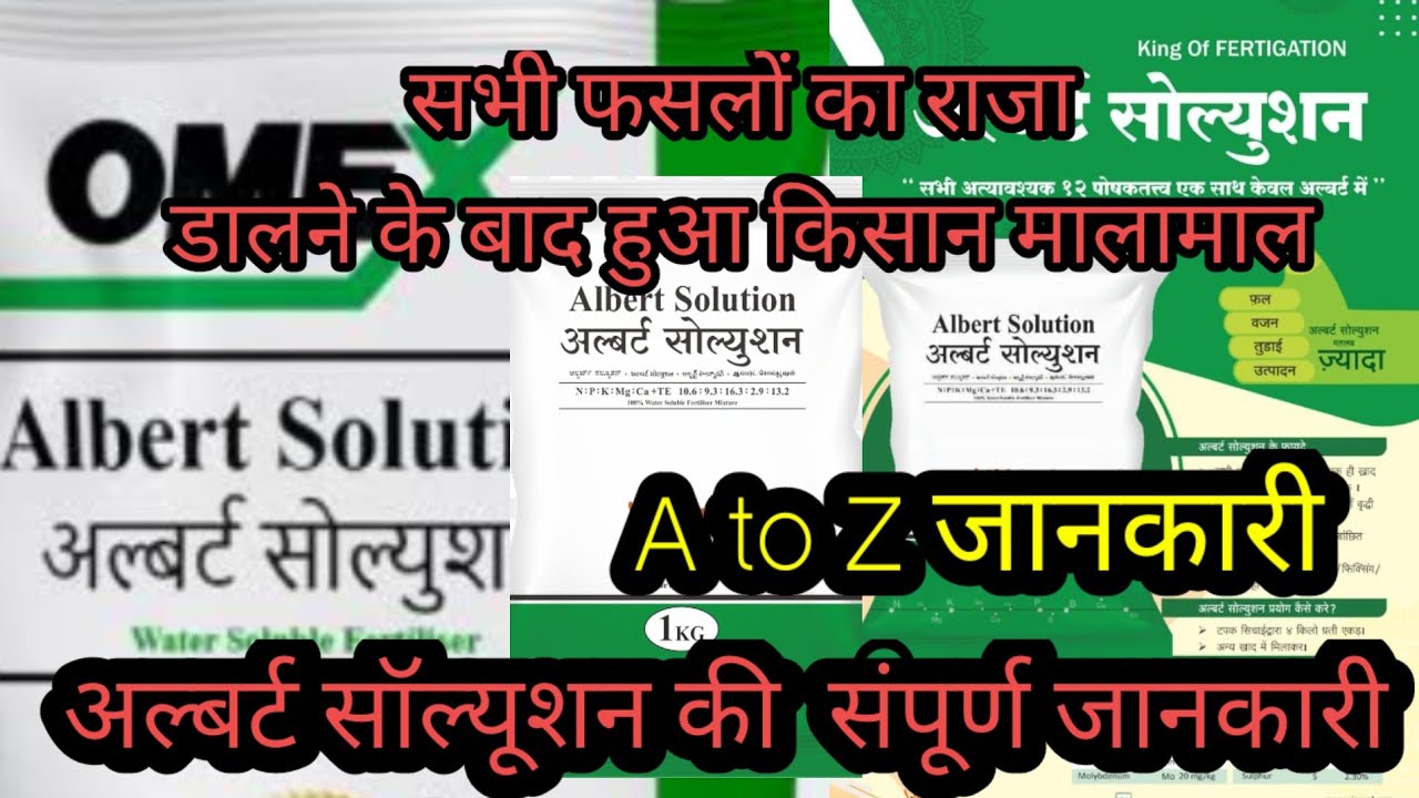 Albert Solution अल्बर्ट सॉल्यूशन #omex #albert #vigor micronutrients N ...