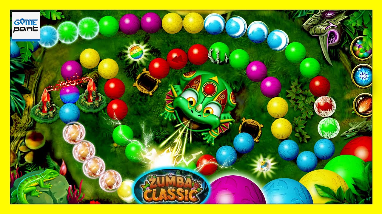 Zumba Classic Game Level 8 - 9 | Marble Shooter Game | Bubble Shooter ...