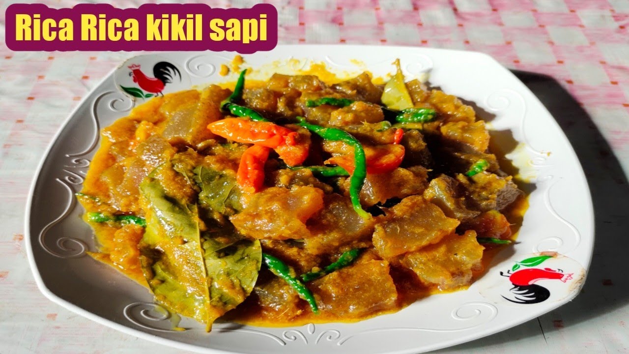Resep masak rica rica kikil sapi,ternyata lezat || menu harian - YouTube