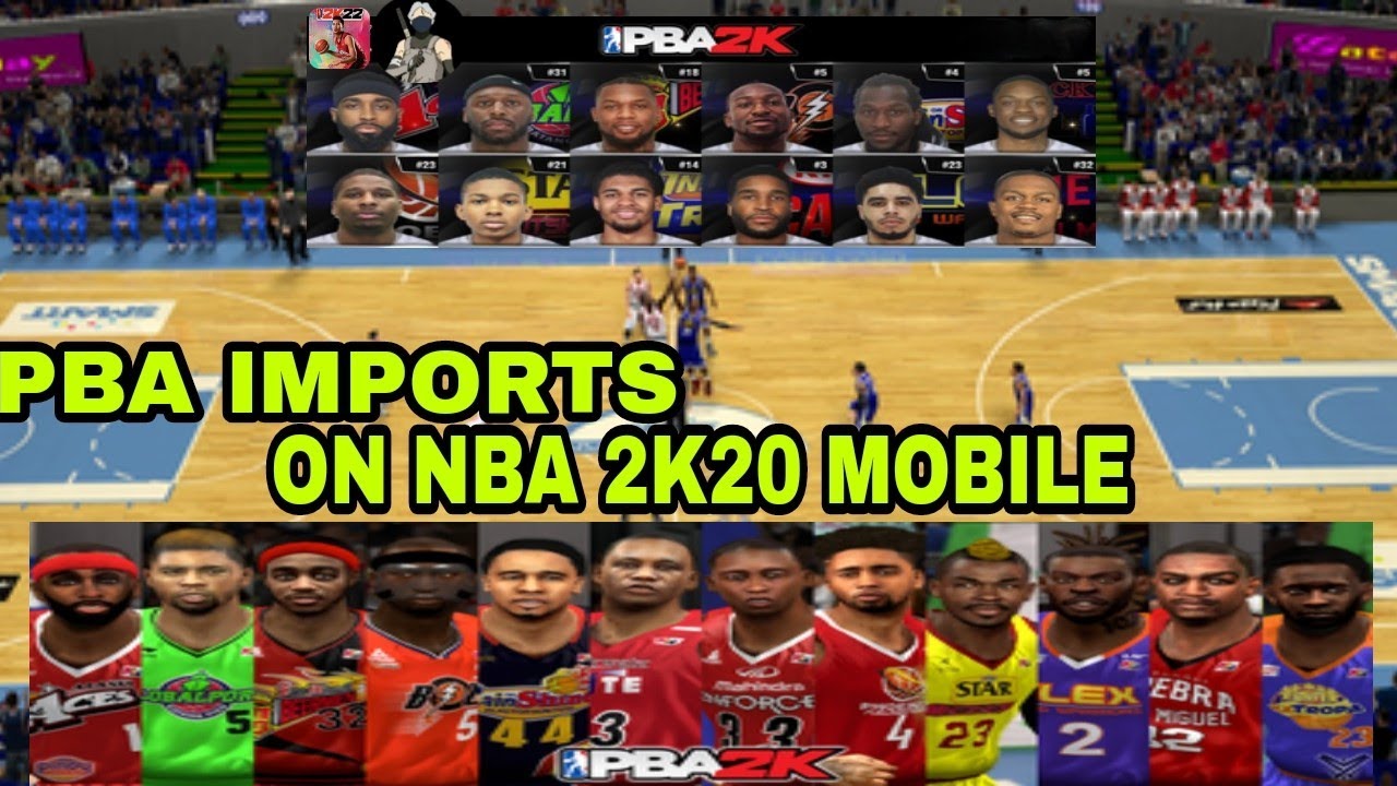 PBA IMPORTS ON NBA 2K20 MOBILE!!! - YouTube