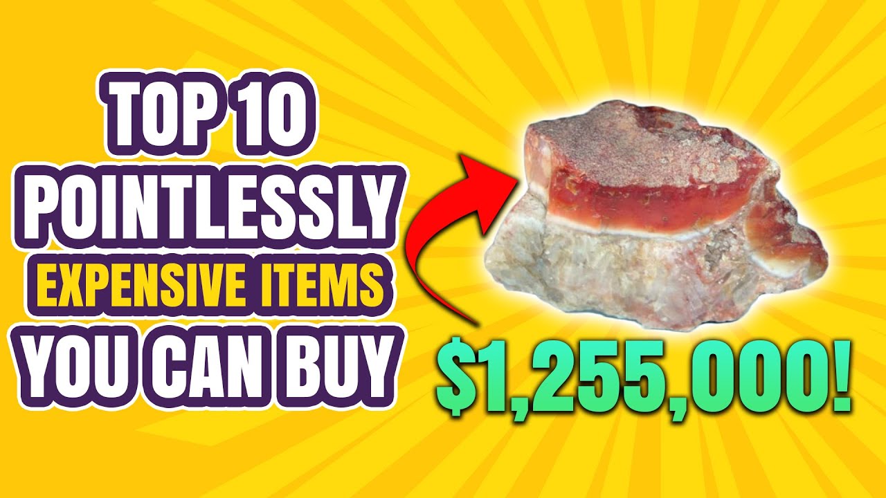 10 Most Ridiculously Expensive Useless Things |Premium 10 - YouTube