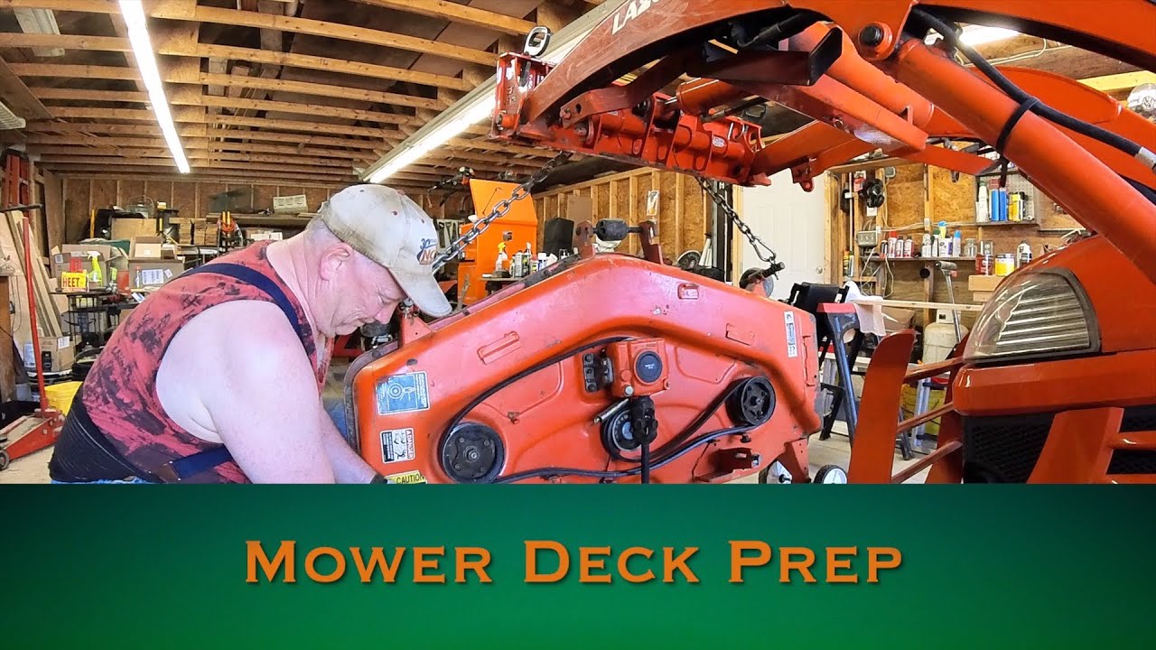 142 - Mower Deck Prep - YouTube