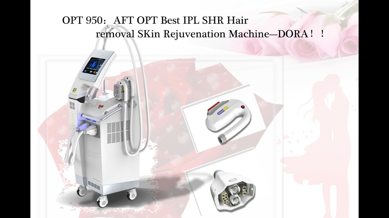 OPT IPL hair removal Machine video - YouTube