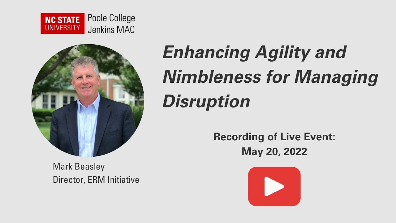 Enhancing Agility and Nimbleness for Managing Disruption - YouTube