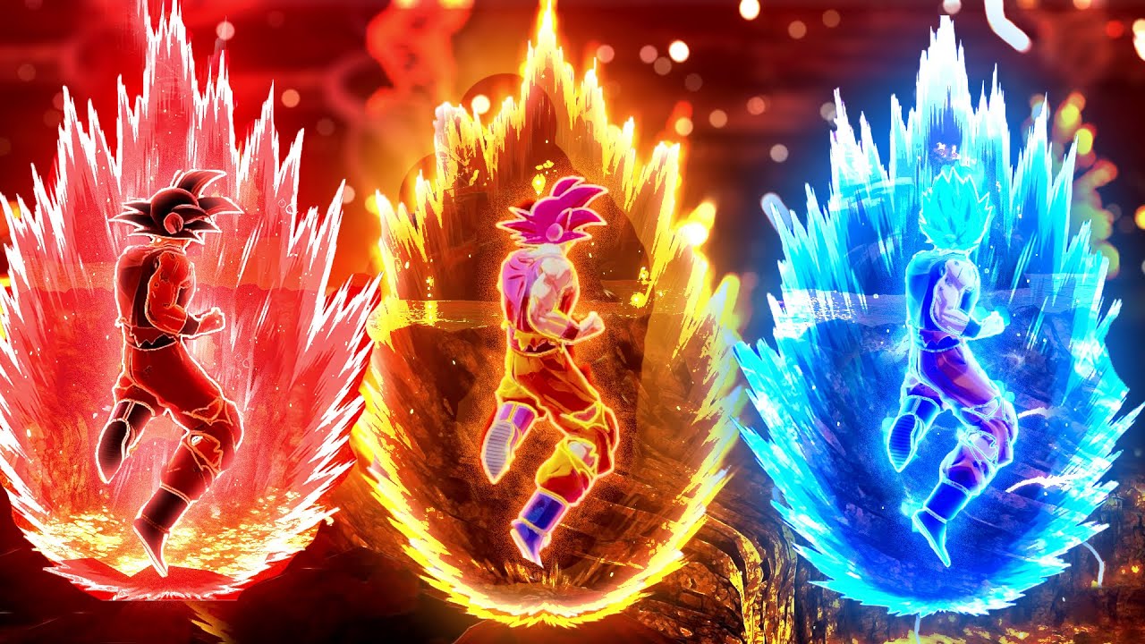 Classic Charge Auras are INSANE in DBZ: Kakarot!! - YouTube