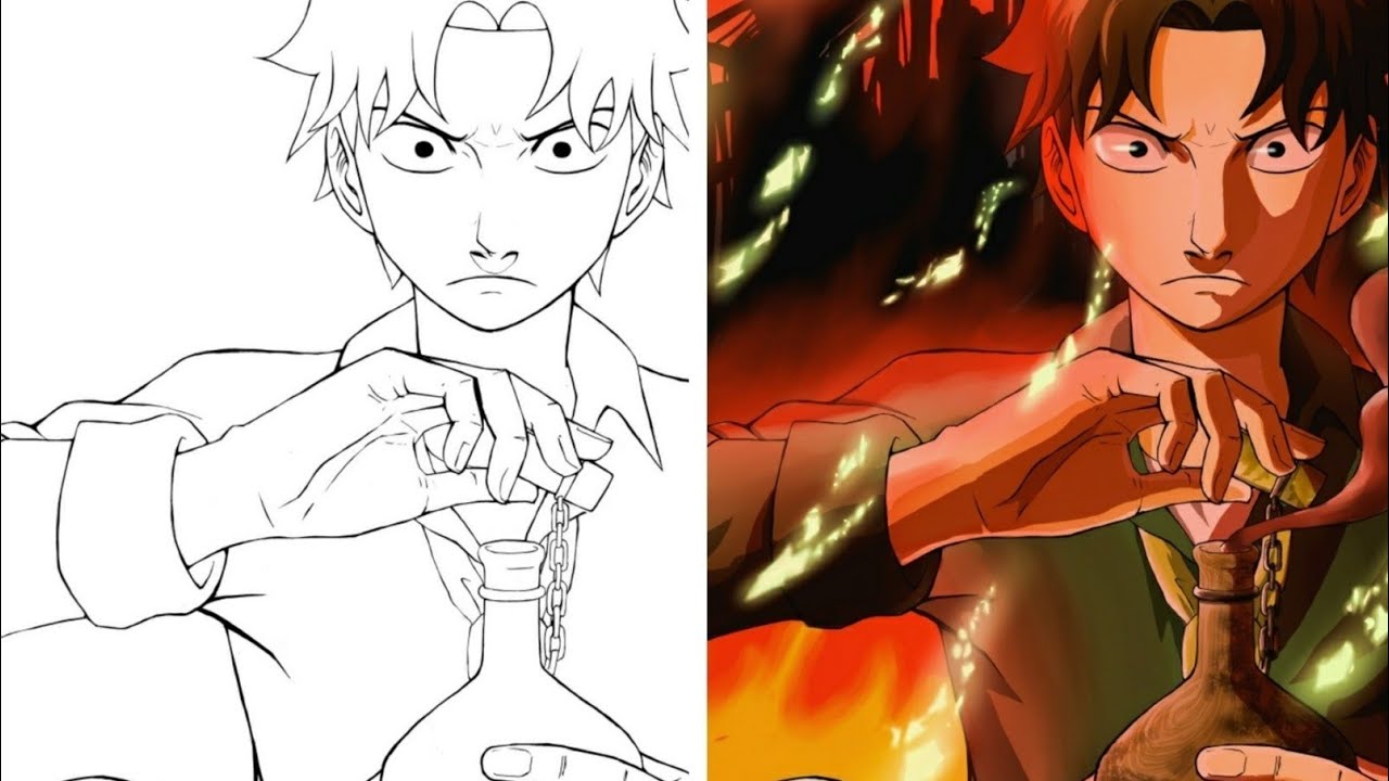 My Coloring Sequence (Own Art) (Digital) - YouTube