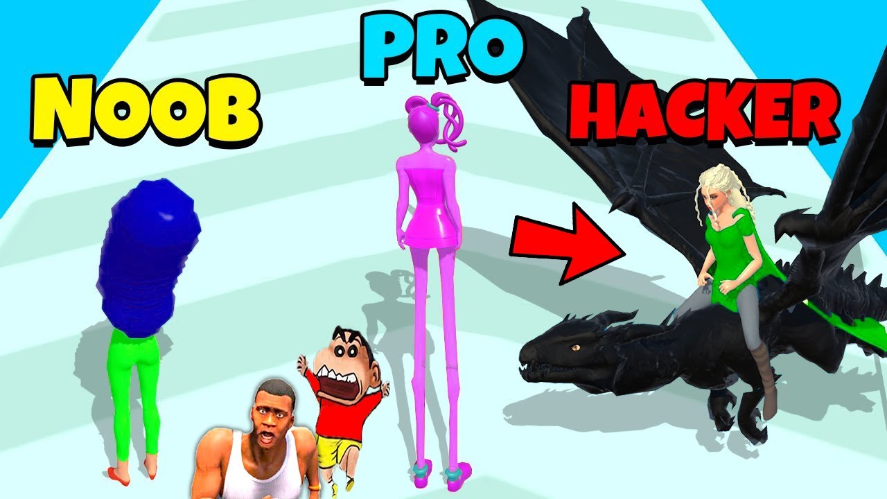 NOOB vs PRO vs HACKER in BUILD A QUEEN with SHINCHAN and CHOP - YouTube