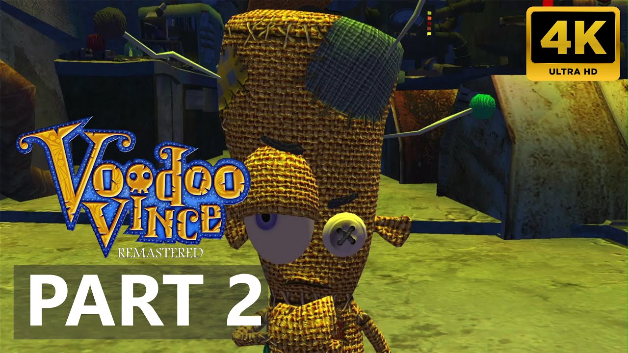 Voodoo Vince REMASTERED Walkthrough XBOX Series X |4K| Part 2 ...