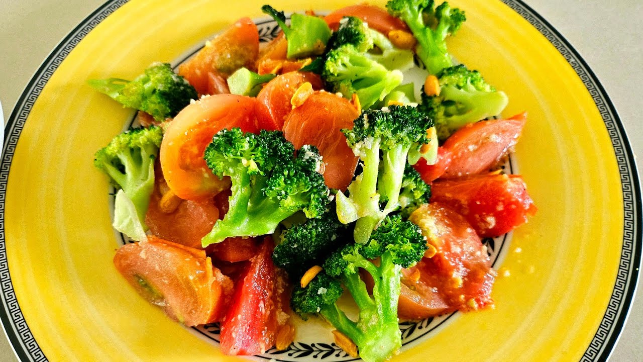 초간단 아침밥! 다이어트하는 남편이 제일 좋아하는 아침식사 토마토와 브로콜리 무조건 이렇게 드세요 토마토 브로콜리 요리 [간단 ...