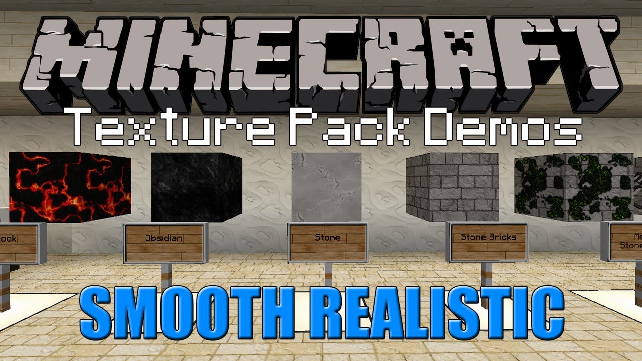 SMOOTH REALISTIC | Minecraft Texture Pack (1.5.1) - YouTube