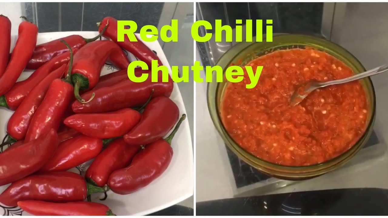 How to make Red chilli Chutney - YouTube