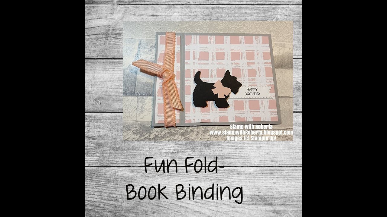 Fun Fold- Book Binding - YouTube