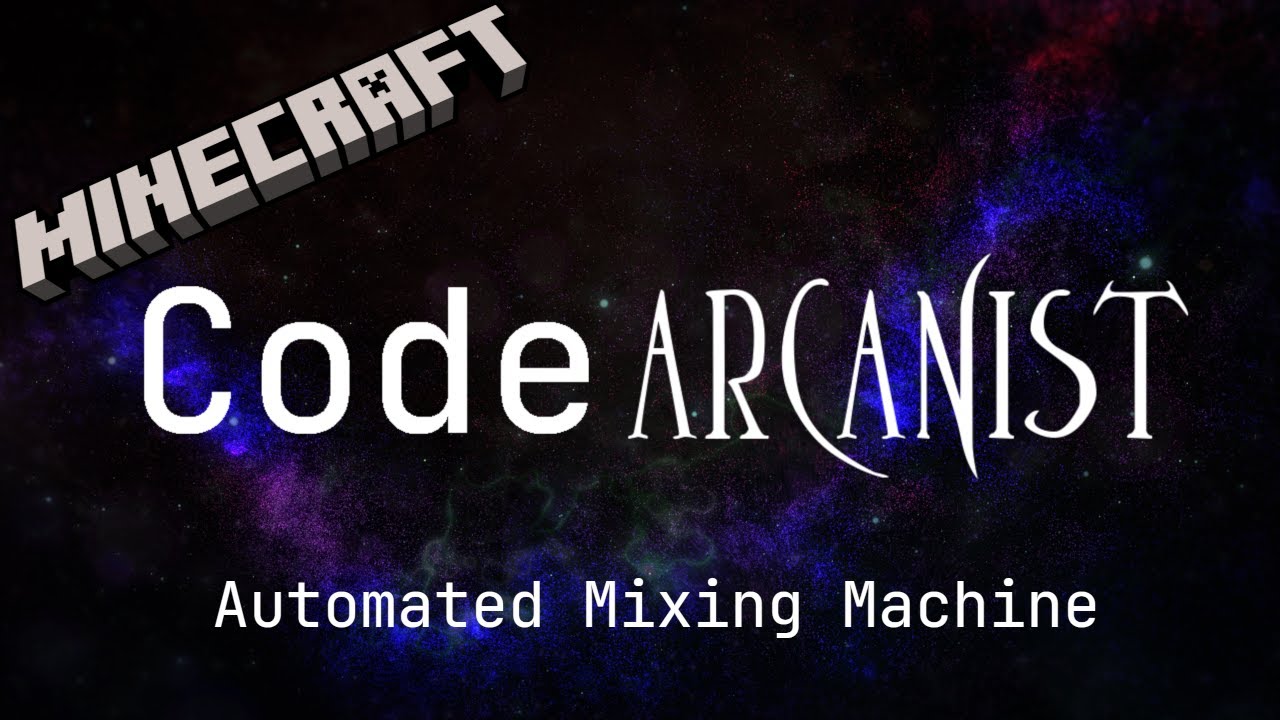 Episode #11 - Building an Automated Mixing Machine in Minecraft Create ...