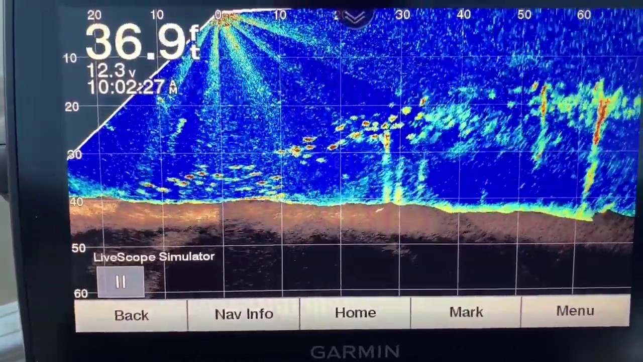 Howto change your color palette on a garmin LiveScope - YouTube
