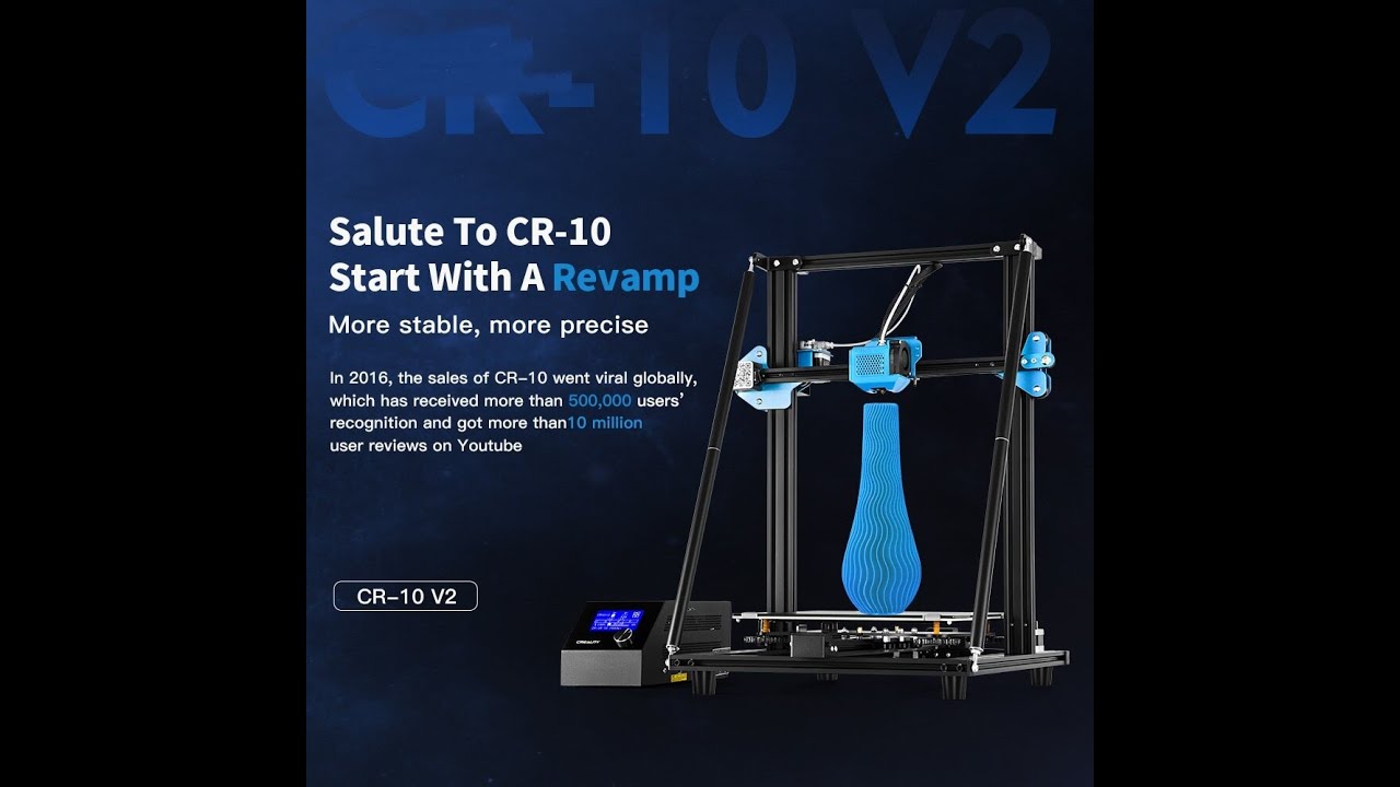 Creality CR 10 V2 noiseless 3d printer. Creality CR 10 V2 бесшумный 3d ...