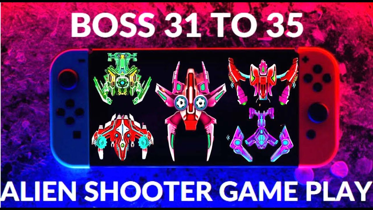 Galaxy Attack Alien Shooter all bosses ( Boss Mode ) 31 To 35 Boss By world bosses - YouTube
