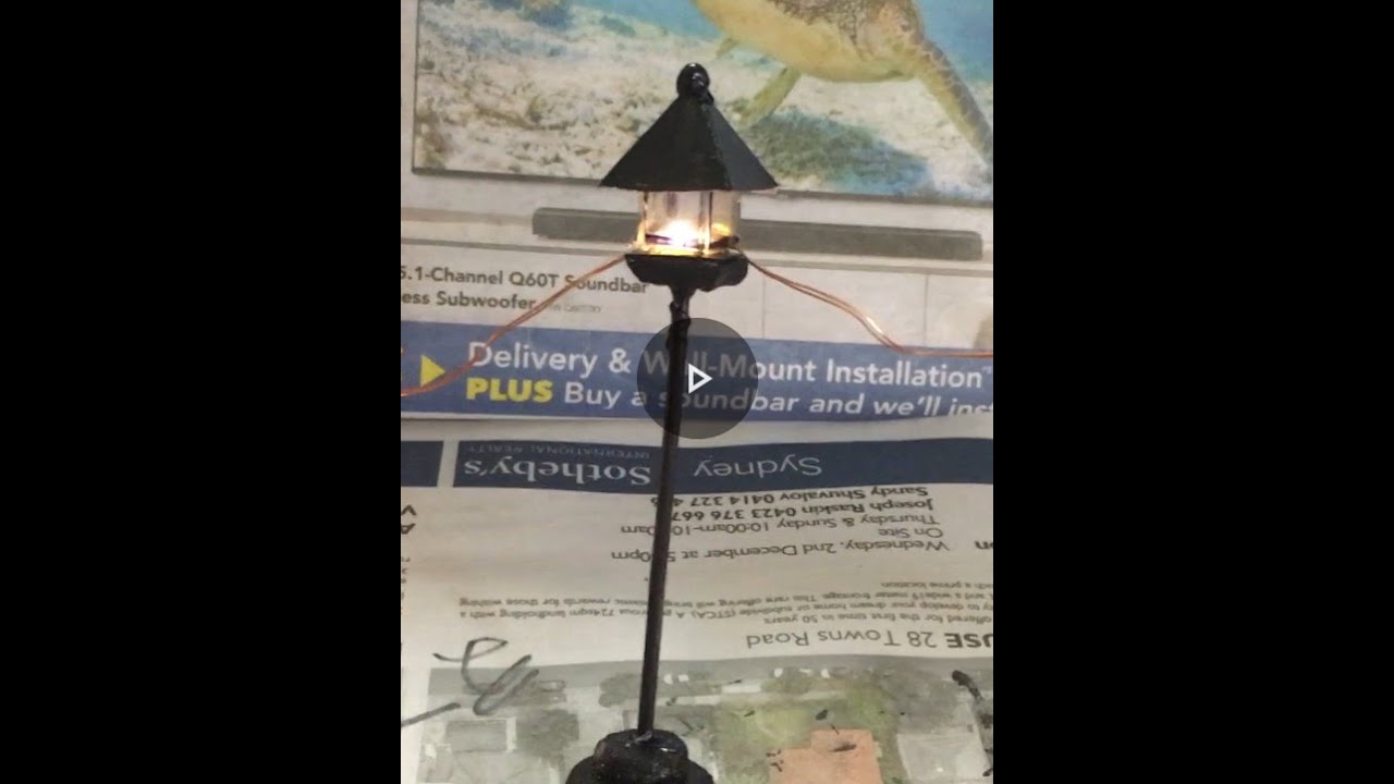 Street Lamps Diorama DIY (Cheap and easy) - YouTube