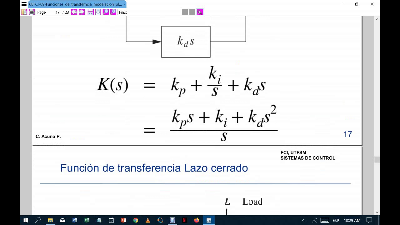 08 11 Lazo de control de procesos, ejemplo de donde va un PID - YouTube